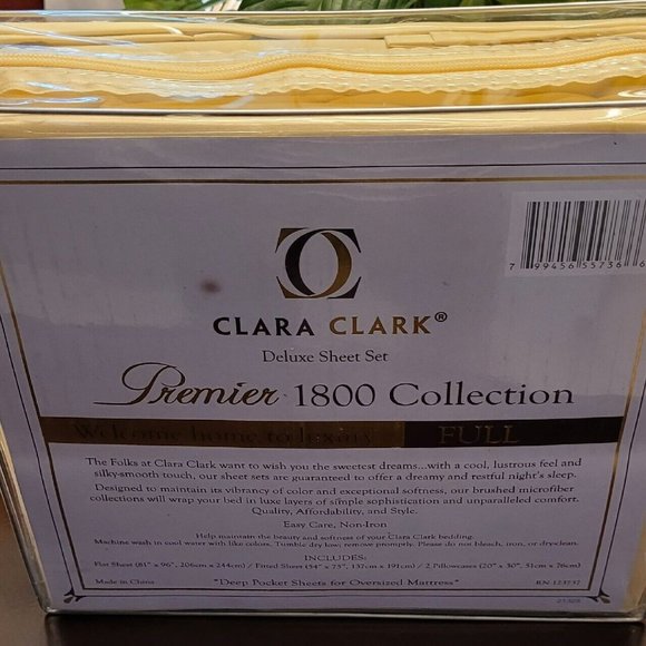 Clara Clark | Bedding | New Clara Clark Deluxe Premier 80 Collection ...